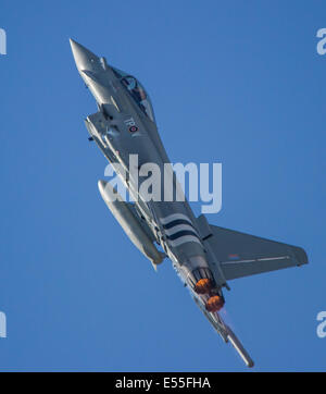The RAF Eurofighter Typhoon was showcased at the Farnborough ...
