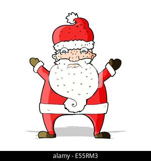 cartoon stressed out santa Stock Vector Image & Art - Alamy