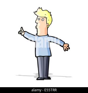 cartoon man advising caution Stock Vector Image & Art - Alamy