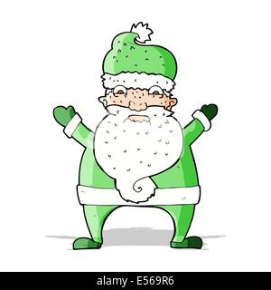cartoon stressed out santa Stock Vector Image & Art - Alamy
