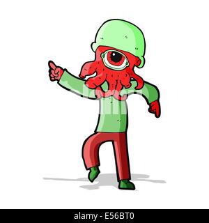 cartoon alien man dancing Stock Vector Image & Art - Alamy