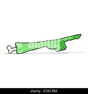 cartoon pointing zombie arm Stock Vector Image & Art - Alamy