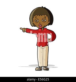 cartoon woman telling off Stock Vector Image & Art - Alamy