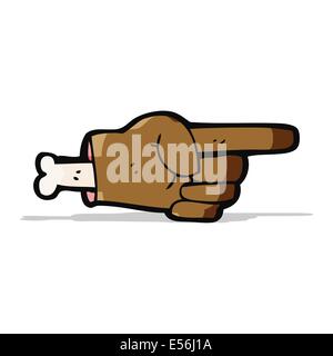 cartoon pointing severed hand Stock Vector Image & Art - Alamy