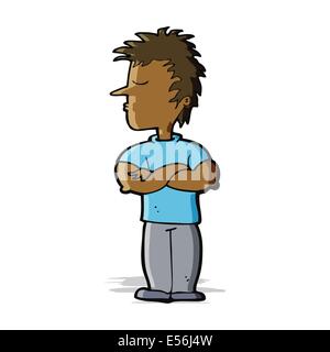 cartoon man refusing to listen Stock Vector Image & Art - Alamy