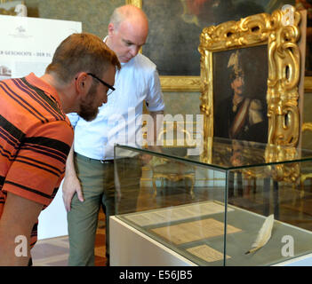 Potsdam, Germany. 22nd July, 2014. The declaration to mobilize troops ...