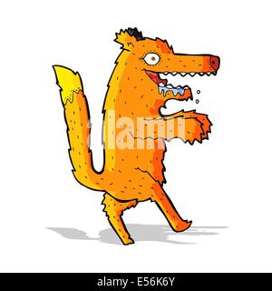 hungry fox cartoon character Stock Vector Image & Art - Alamy