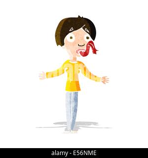 cartoon woman telling lies Stock Vector Image & Art - Alamy