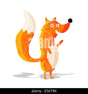 cartoon waving fox Stock Vector Image & Art - Alamy