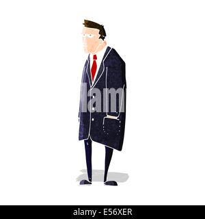 cartoon bad tempered man Stock Vector Image & Art - Alamy