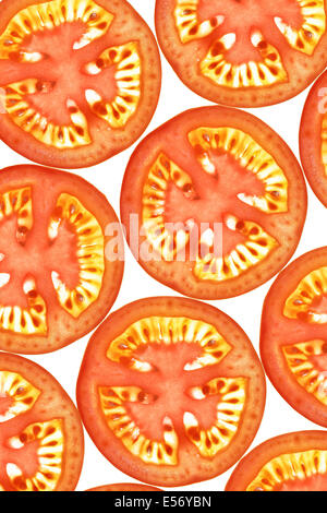 Fresh tomatoes isolated over a white background Stock Photo - Alamy