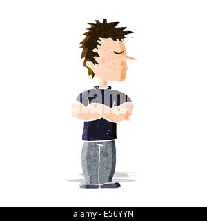 cartoon man refusing to listen Stock Vector Image & Art - Alamy