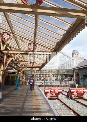 Aberystwyth railway station Wales UK Stock Photo - Alamy