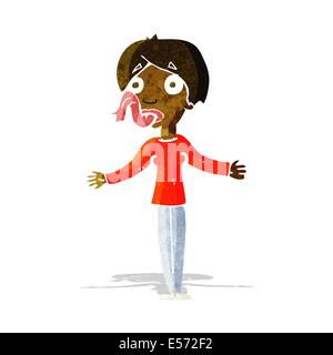 cartoon woman telling lies Stock Vector Image & Art - Alamy