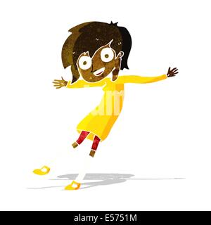 cartoon crazy excited girl Stock Vector Image & Art - Alamy