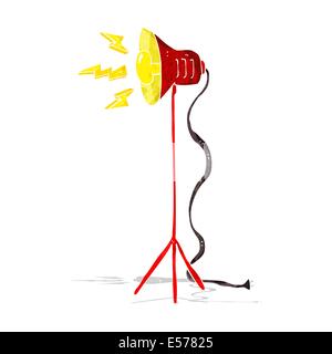 cartoon studio lamp shining Stock Vector Image & Art - Alamy