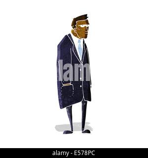 cartoon bad tempered man Stock Vector Image & Art - Alamy