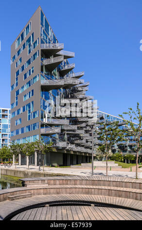 VM Houses, Copenhagen, Denmark. Architect: PLOT, 2013. View of building ...