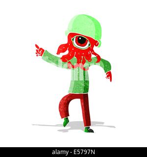 cartoon alien man dancing Stock Vector Image & Art - Alamy