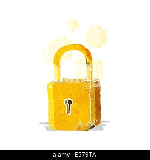 cartoon rusty lock Stock Vector Image & Art - Alamy