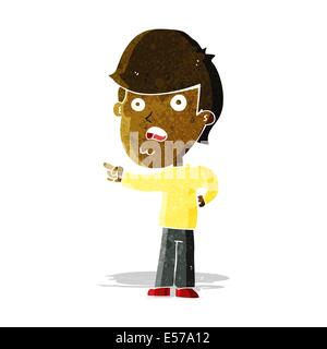 cartoon shocked man pointing Stock Vector Image & Art - Alamy