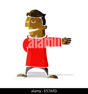 cartoon man gesturing direction Stock Vector Image & Art - Alamy