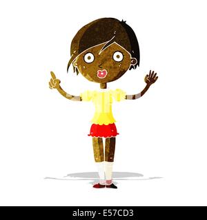 cartoon girl asking question Stock Vector Image & Art - Alamy