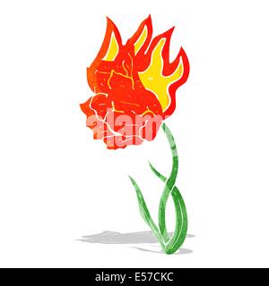 cartoon flaming flower Stock Vector Image & Art - Alamy