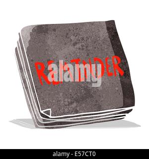cartoon reminder notes Stock Vector Image & Art - Alamy