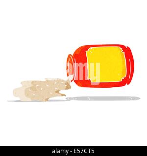 cartoon spilled jar Stock Vector Image & Art - Alamy