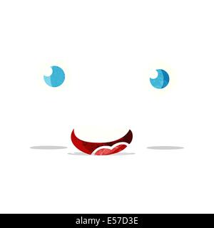 cartoon staring face Stock Vector Image & Art - Alamy