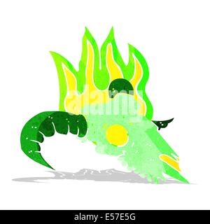 cartoon magic ram skull Stock Vector Image & Art - Alamy