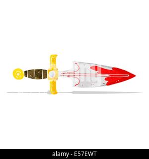 cartoon bloody dagger Stock Vector Image & Art - Alamy