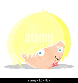 cartoon female face with raised eyebrow Stock Vector Image & Art - Alamy
