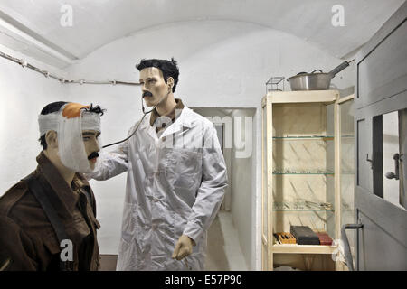 Inside Fort Roupel (part of the "Metaxas Line") close to Promachonas ...