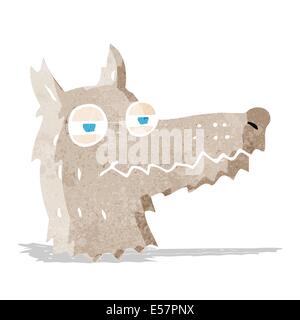 cartoon smug wolf face Stock Vector Image & Art - Alamy