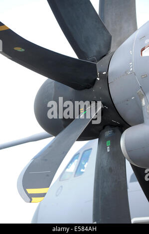 Airbus Military A400M propeller detail Stock Photo - Alamy