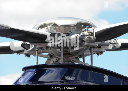 Augusta Westland AW189 rotor head Stock Photo - Alamy