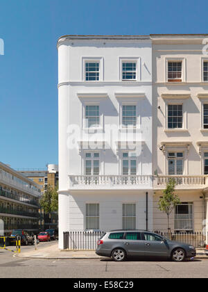 Building exterior part of Octavia Housing, London Stock Photo - Alamy