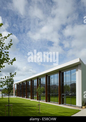 Exterior facade of Kent Library and History Centre, Maidstone Stock ...