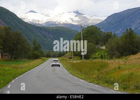 View of the river Beiarelva near Beiarn, Norway , Aug. 12, 2013 Stock ...