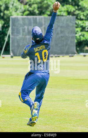 Belfast, Northern Ireland. 23 Jul 2014 - Dushmantha Chameera catches ...