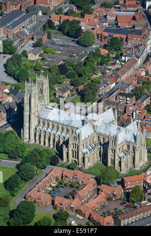 Aerial view of Beverley, East Yorkshire Stock Photo - Alamy