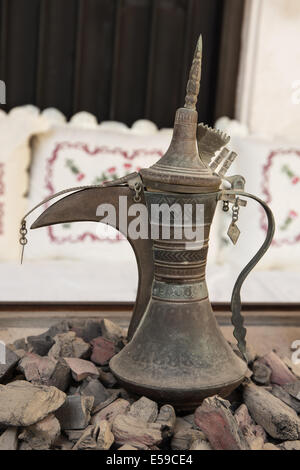Old Arabic metal pitcher Stock Photo - Alamy