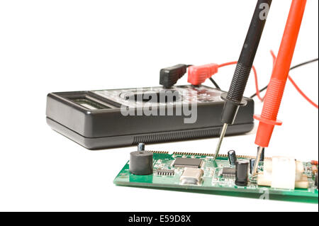 verification testing of electronic boards digital multimeter isolated ...