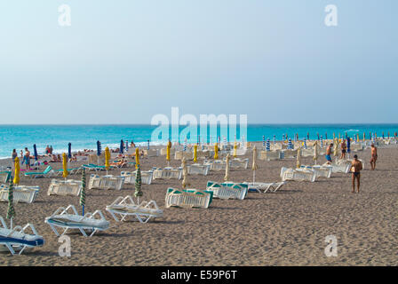 Windy beach, Rhodes town, Rhodes island, Dodecanese islands, Greece ...