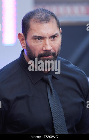 Actor and WWE performer Dave Batista attends the European Premiere of ...