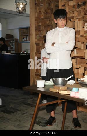 Actor Kai Ko promotes his friend Darren Wang`s new film in Taipei on ...