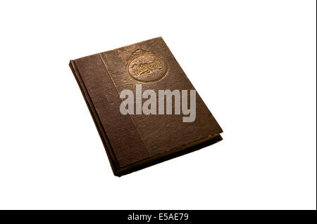 1920's era photograph album on a polished wood surface Stock Photo - Alamy
