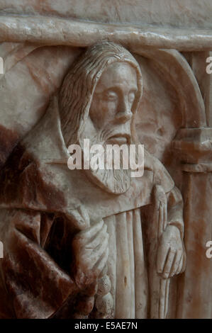 John Anne tomb detail, St. Mary`s Church, North Aston, Oxfordshire ...